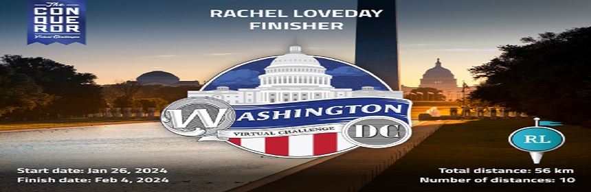 Conqueror Virtual Challenge – Washington DC | Loveday Writing