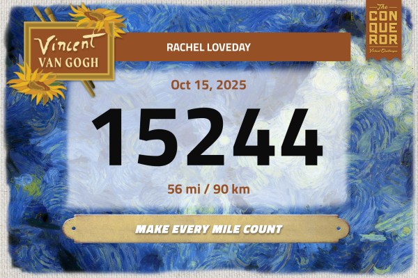 Conqueror Virtual Challenge – Vincent van Gogh | Loveday Writing